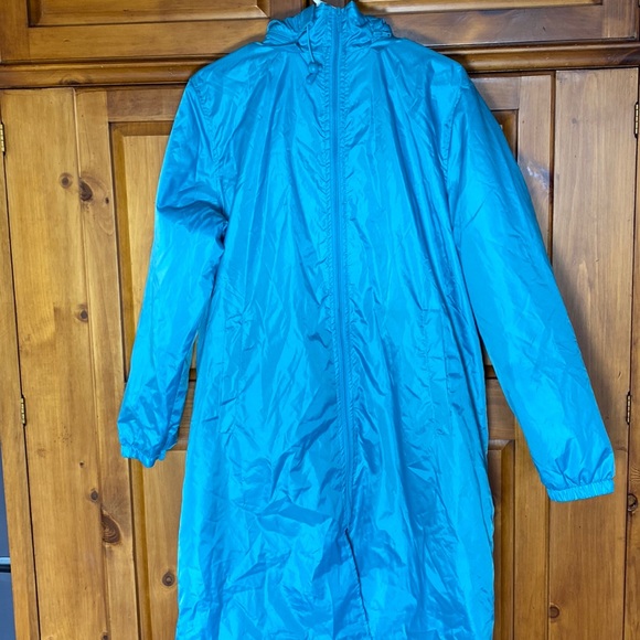 totes | Jackets & Coats | Vintage Totes Womens Long Blue Rain Jacket ...